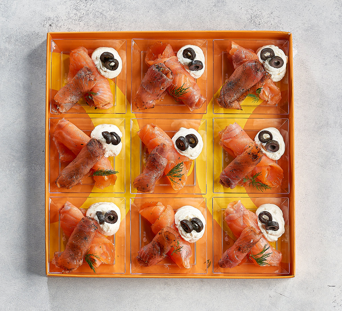 Mini Individual Lox Plates Platter – breakfastandcomfort